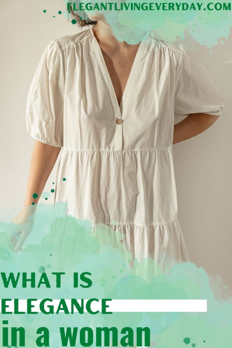 What is Elegance in a Woman?